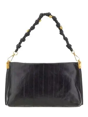 GIANNI CHIARINI Leather Shoulder Bag - Black