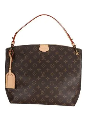LOUIS VUITTON Monogram Canvas Graceful Mm Shoulder Bag - Brown