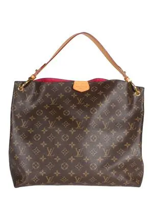LOUIS VUITTON Monogram Canvas Graceful Mm Shoulder Bag - Brown