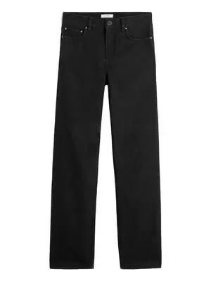 TOTEME Low-cut Straight-leg Jeans - Black