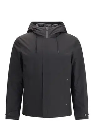 Woolrich Drawstring Hooded Jacket - Black