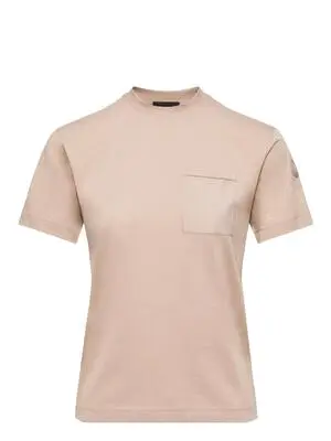MONCLER Moncler Cotton Jersey T-Shirt With Pleated Pocket