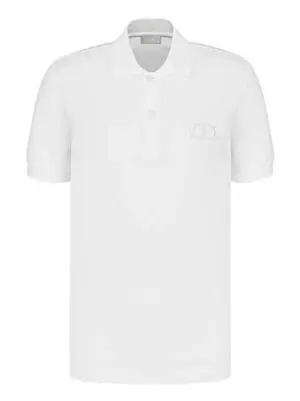 Dior Logo Polo Shirt - White
