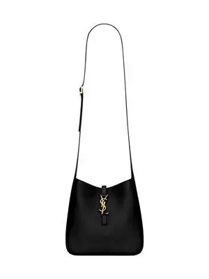 Saint Laurent Le 5 A 7 Supple Crossbody Bag In Grained Leather - Black