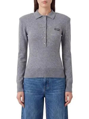 ROTATE BY BIRGER CHRISTENSEN Polo Neck Sweater - Grey