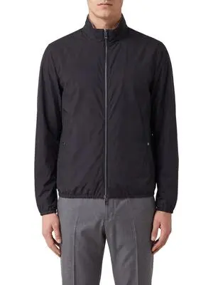 Herno Zip-up Stand Collar Jacket - Blue