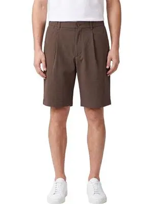 Herno Pleated Shorts - Brown