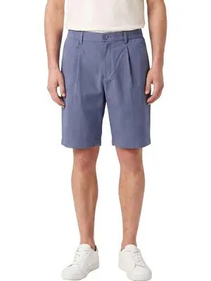 Herno Herno Pleated Shorts Gnawed Blue