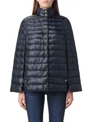 Herno Short Water-repellent Puffer Jacket In Nylon - Blue