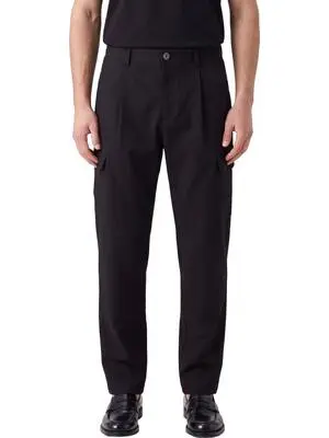 Herno Technical Fabric Cargo Trousers - Black