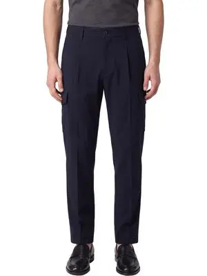 Herno Technical Fabric Cargo Trousers - Navy