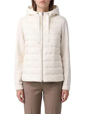 Herno Quilted Puffer Jacket With Hood - White