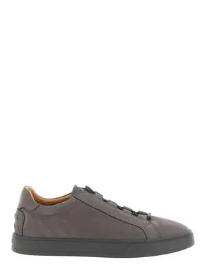 TOD'S Lace-up Suede Sneakers - Grey
