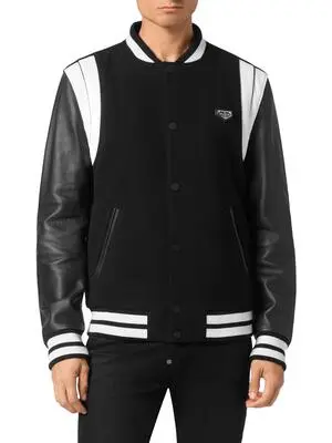 Philipp Plein Varsity Jacket - Black