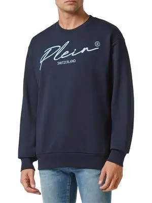 Philipp Plein Crewneck Sweatshirt - Blue