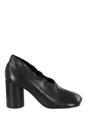 MAISON MARGIELA Leather Cylindrical Heel Pumps - Black