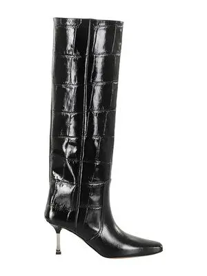 Paris Texas Knee High Boots - Black