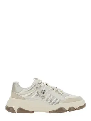 Pinko Lace-up Sneakers - White