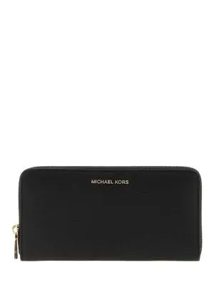 Michael Kors Zip Around Wallet - Black