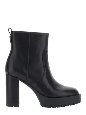 Pinko Flat Ankle Boot - Black
