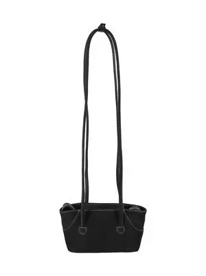 MARGESHERWOOD Rectangular Cowhide Leather Bag - Black