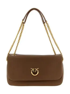 Pinko Shoulder Bag With Chain Strap - Leather