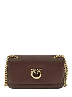 Pinko Chain Shoulder Bag - Brown