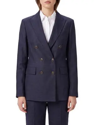 CIRCOLO 1901 Double Breasted Jacket - Blue