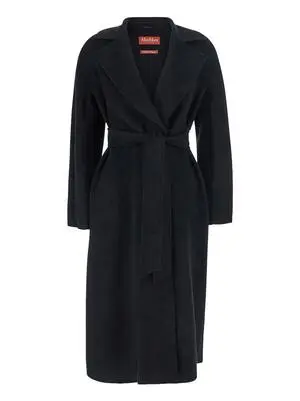 Max Mara Belted Coat - Black