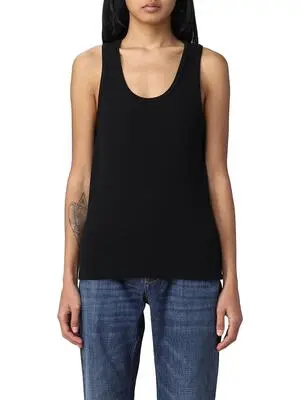 Bottega Veneta Ribbed Tank Top - Black