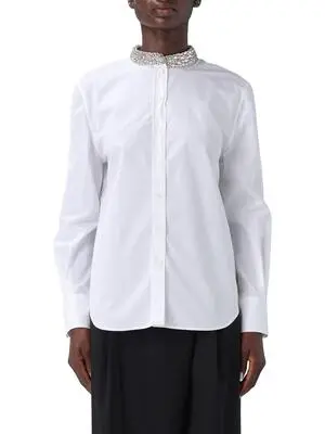 Alexander McQueen Embellished Collar Shirt - White