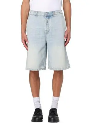 Alexander McQueen Relaxed Fit Denim Shorts - Stone Washed