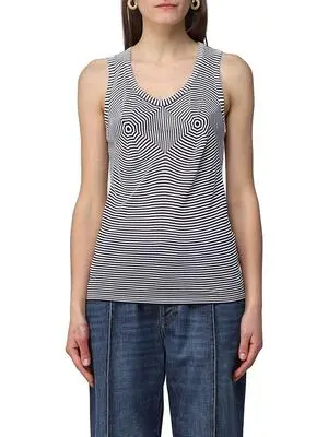 Bottega Veneta Viscose Top - Blue