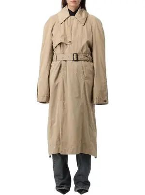 Balenciaga Cotton Trench Coat - Beige