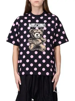 Moschino Polka Dot Teddy Bear T-shirt - Black