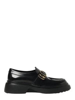 TOD'S Platform Loafer With Buckle Detail - Black