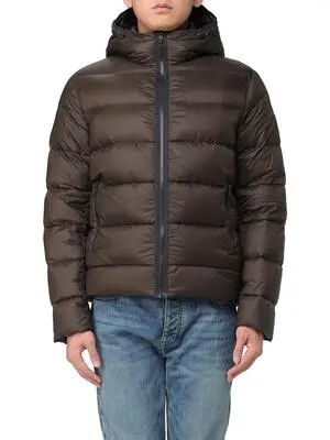 FAY Puffer Jacket With Hood - Brown