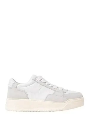 Hogan Suede And Leather Sneakers - White