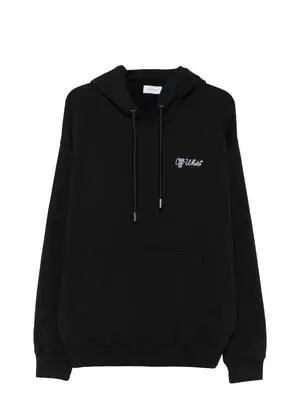 Off-White Hoodie Script Logo Skate - Black