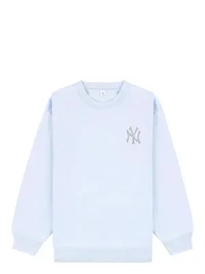 SPORTY & RICH Krystal Crewneck Sweatshirt - Blue