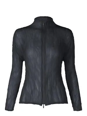 Issey Miyake Zip-up Shirt - Blue