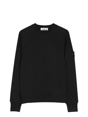 Stone Island Crewneck Sweatshirt - Black