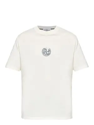 Stone Island Short Sleeve T-shirt - Cream