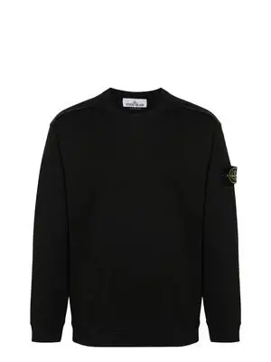Stone Island Crewneck Sweatshirt - Black