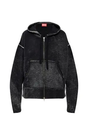 DIESEL® M-hermine Zip-up Hoodie - Brown