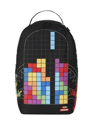 SPRAYGROUND Tetris With Diablo And Money Bear Backpack - Multicolor