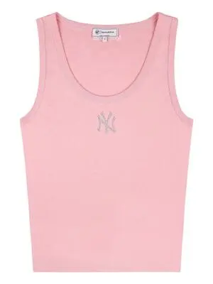 SPORTY & RICH Sporty & Rich Krystal Cropped Tank