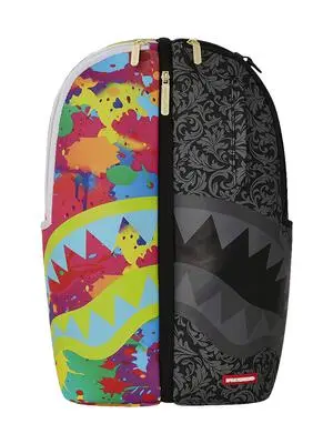 SPRAYGROUND Twins Chaos Split Backpack - Multicolor