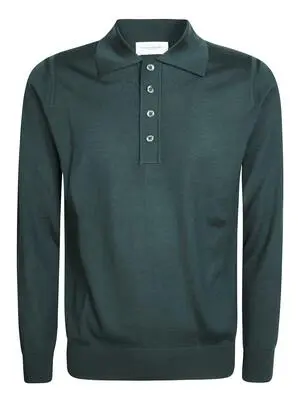 PAOLO PECORA PAOLO PECORA Zip-Up High Neck Cardigan Verde