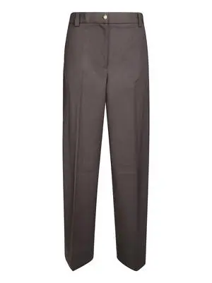 Pinko Balbino Diagonale Tailored Pants - Marrone
